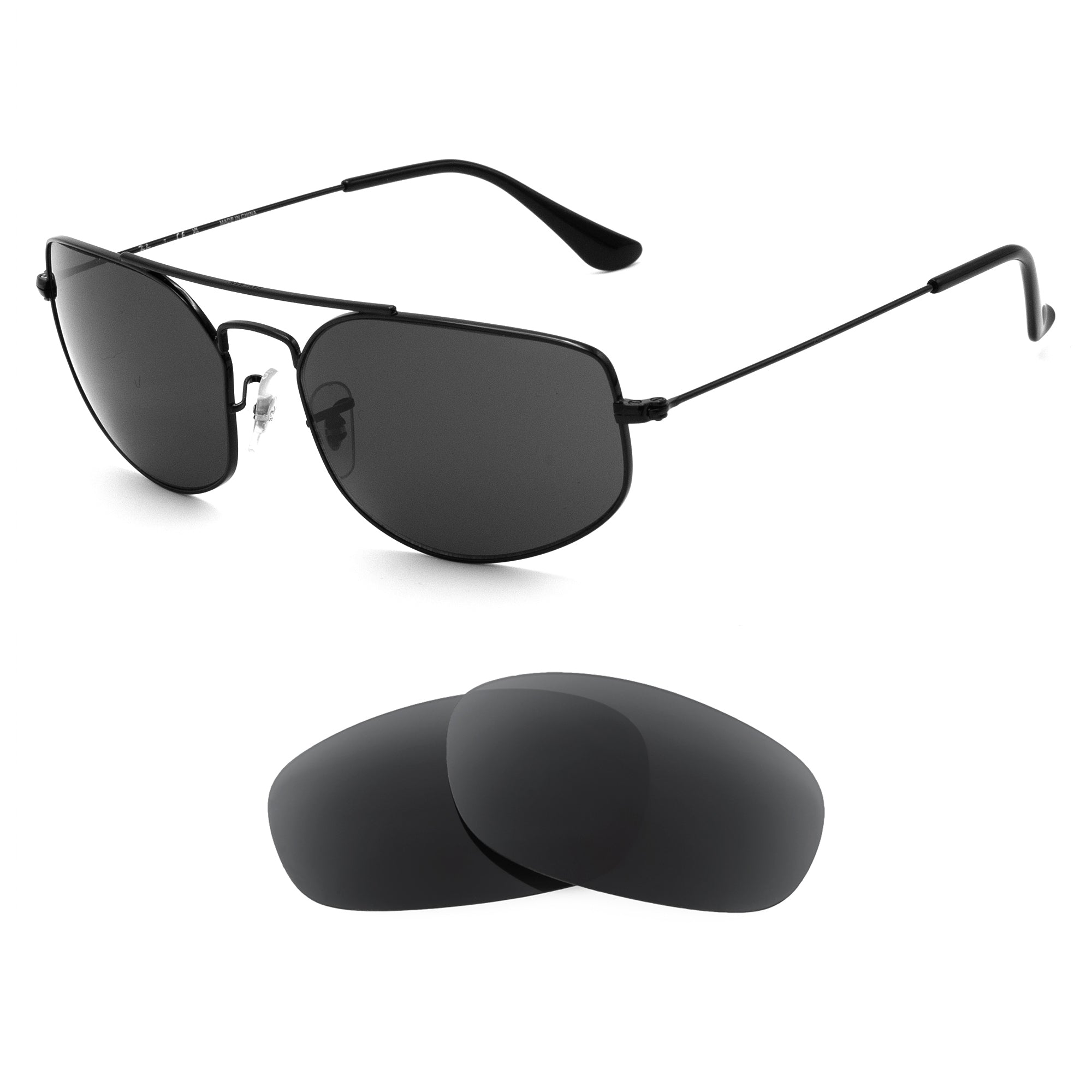 Ray-Ban Explorer V RB3845 60mm Replacement Lenses by Revant Optics