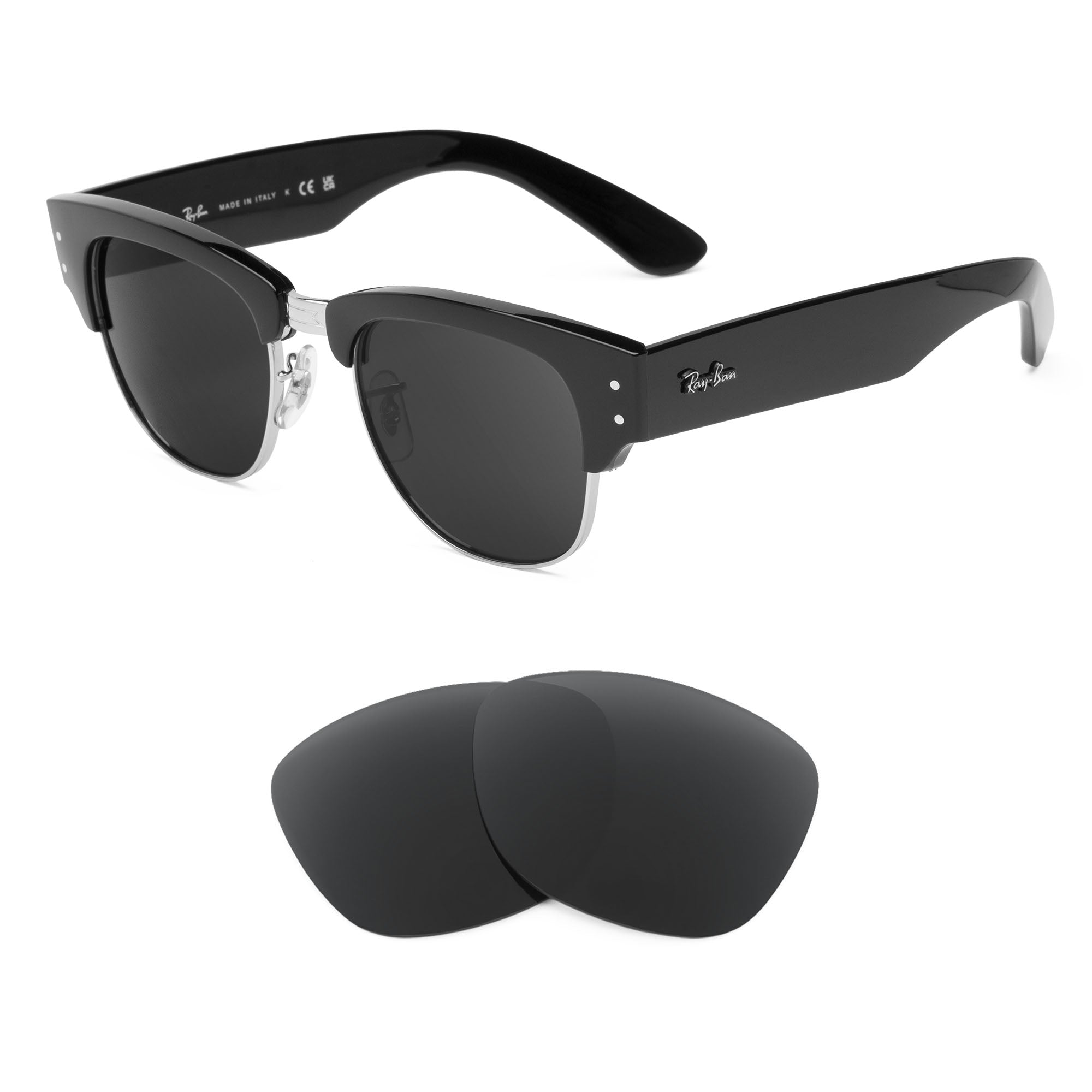 Ray-Ban Mega Clubmaster RB0316S 53mm Replacement Lenses by Revant Optics