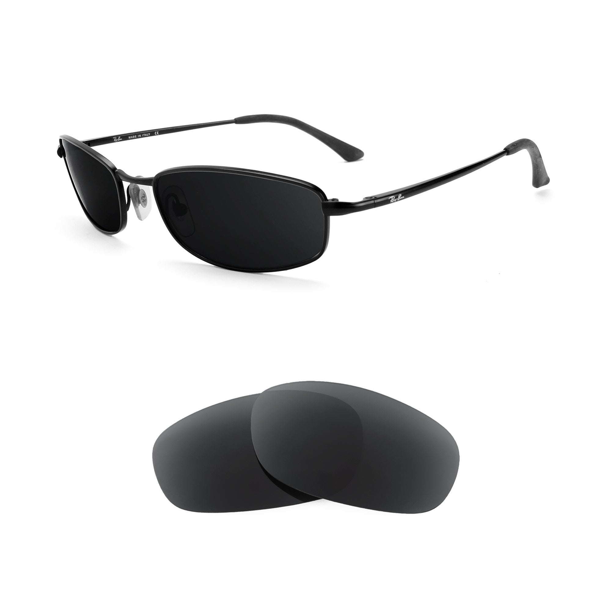 Ray-Ban New Sleek RB3198 55mm Replacement Lenses by Revant Optics