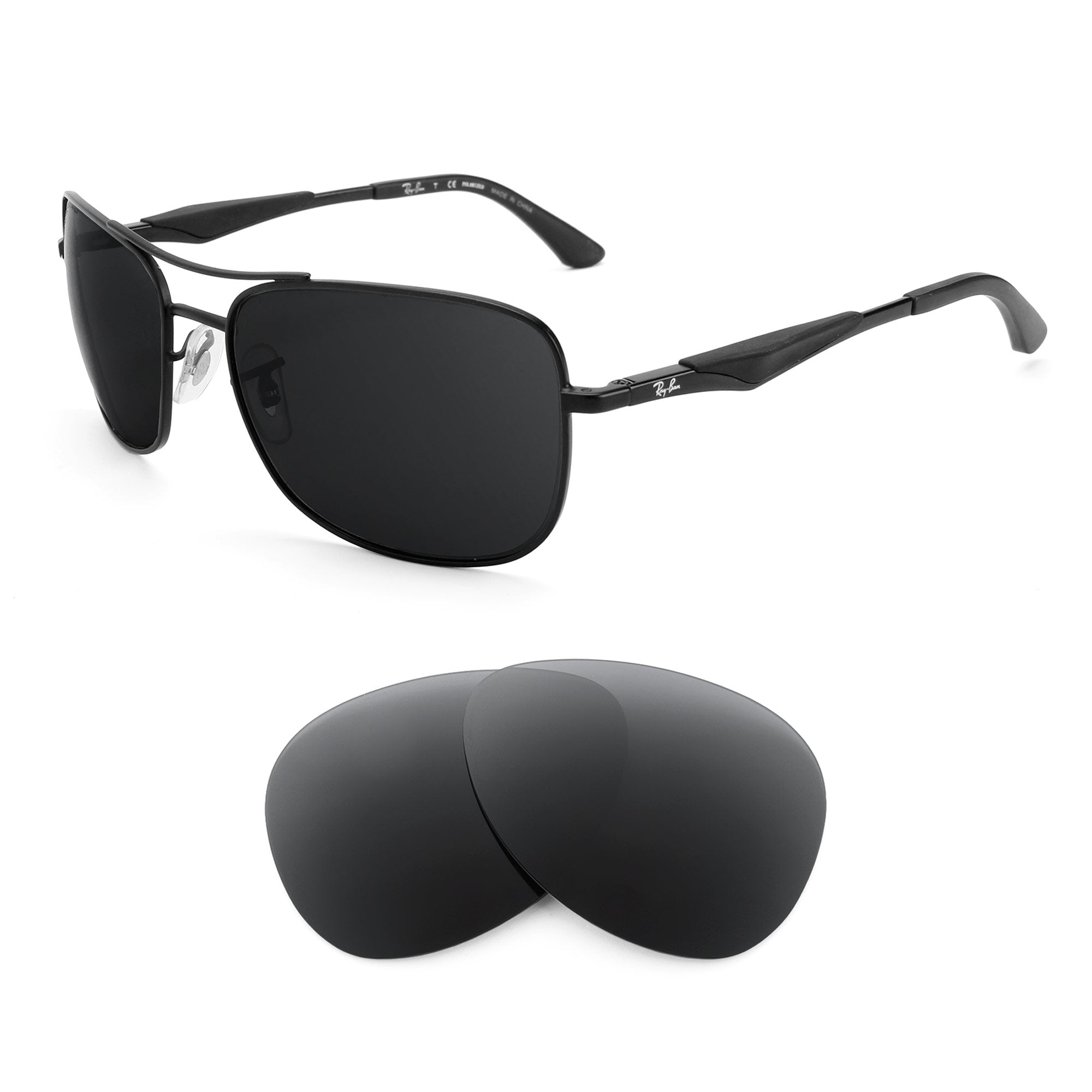 Ray-Ban RB3515 58mm Replacement Lenses by Revant Optics